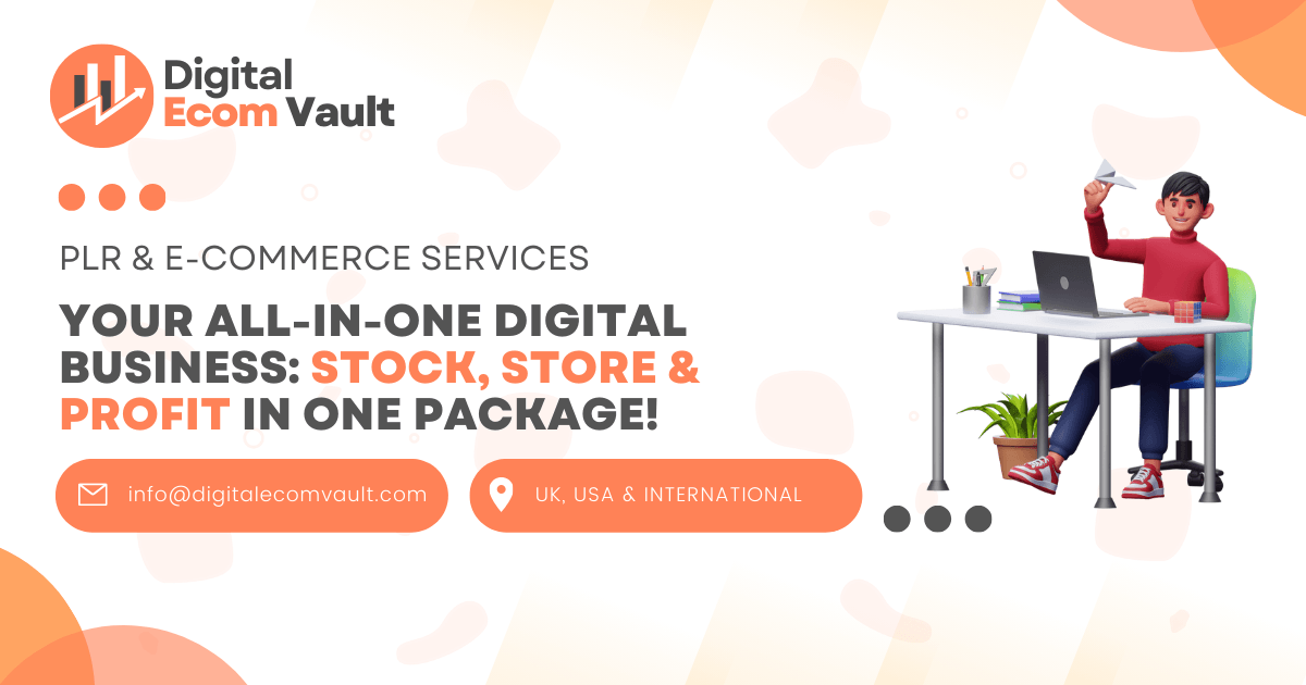 Digital Ecom Vault - PLR Bundle & E-commerce Website