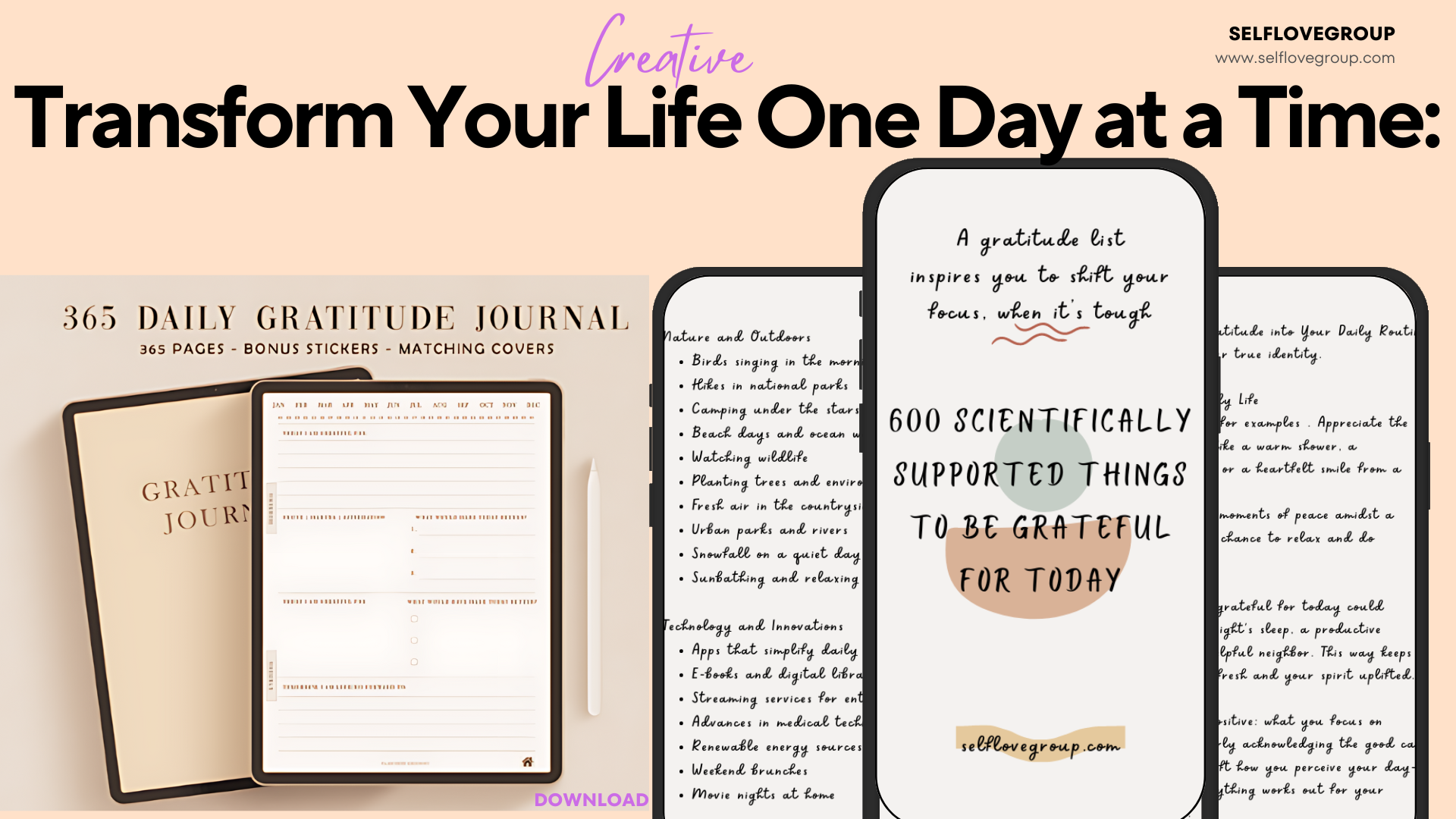 70 Scientifically Supported Things to Be Grateful for Today