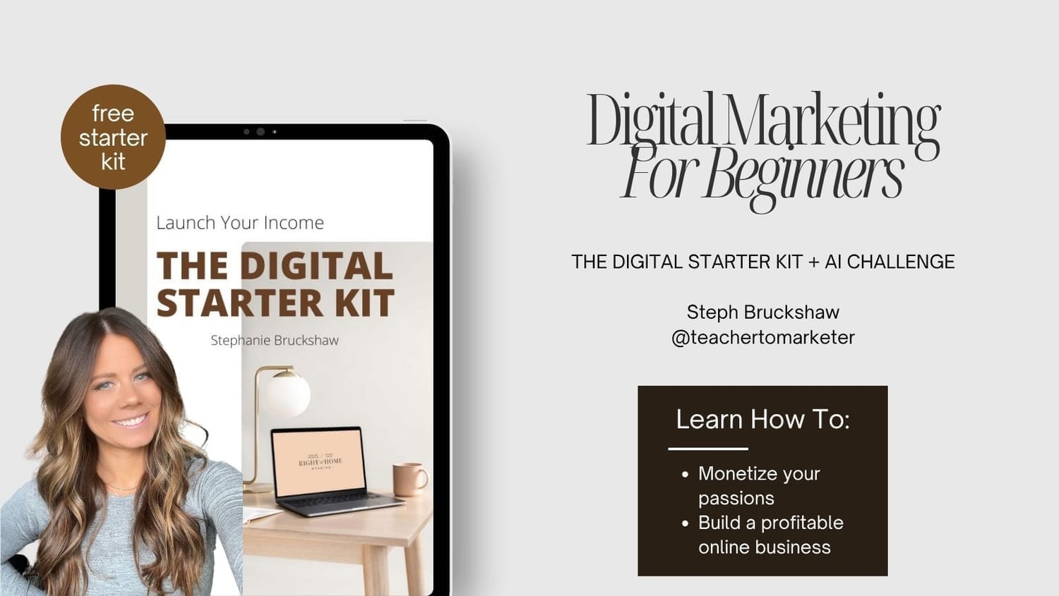 FREE DIGITAL STARTER KIT - START HERE