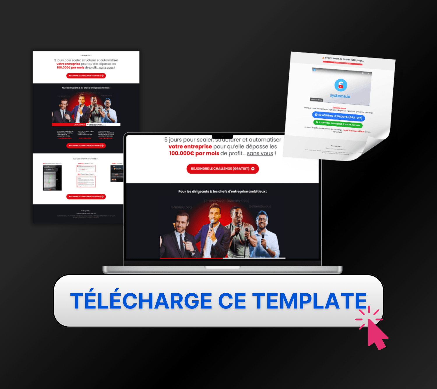 Template Systeme io : Dream Team