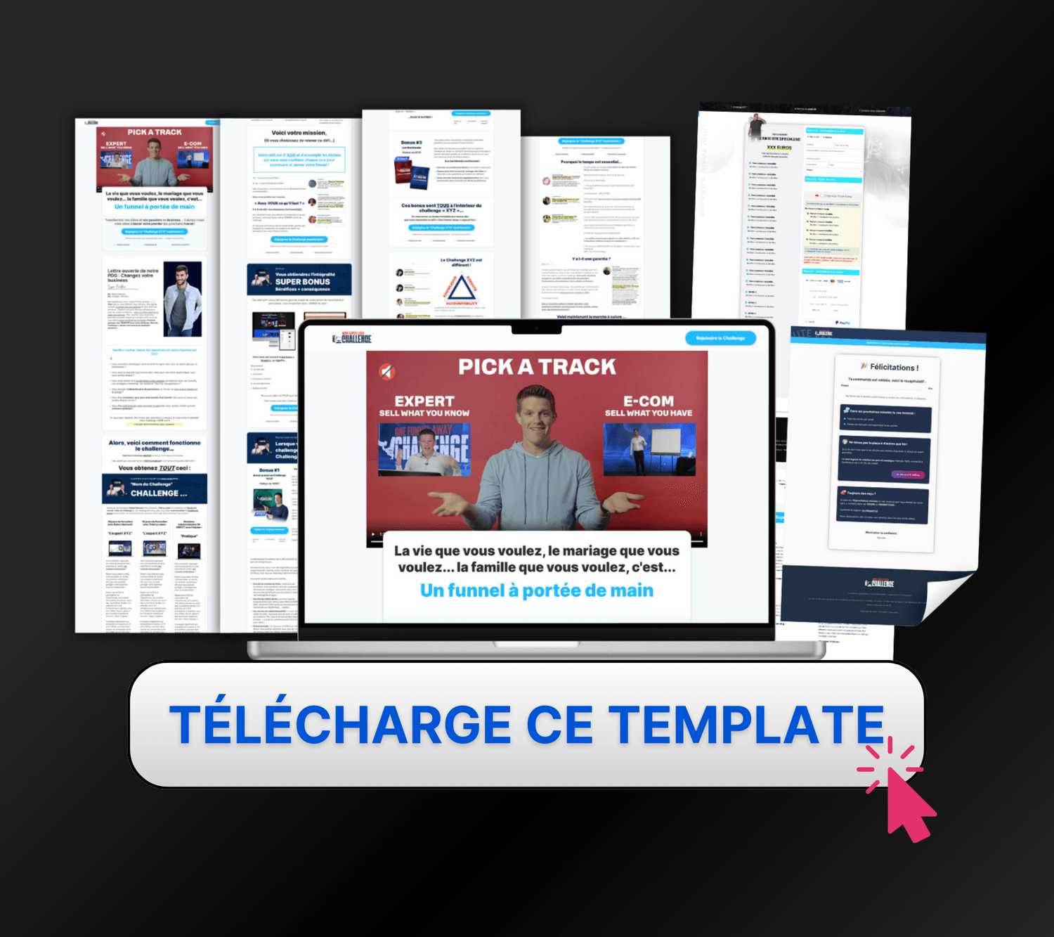 Template Systeme io : Funnel Fan