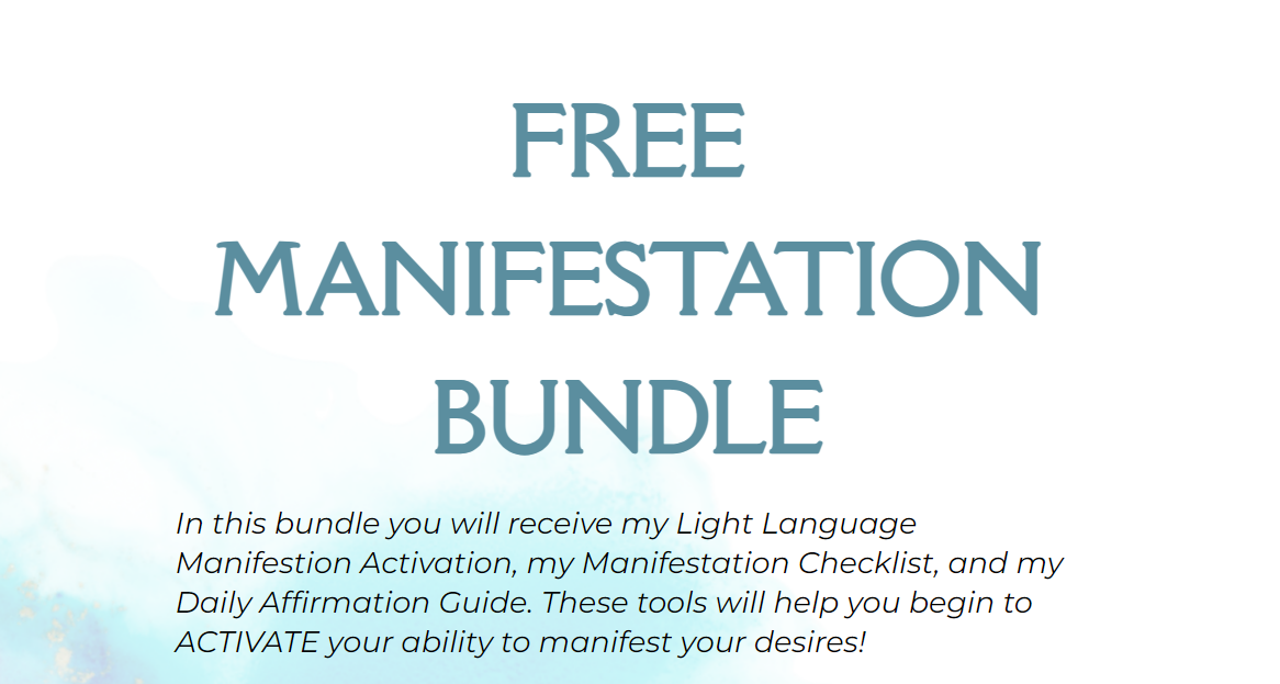 Free Manifestation Bundle