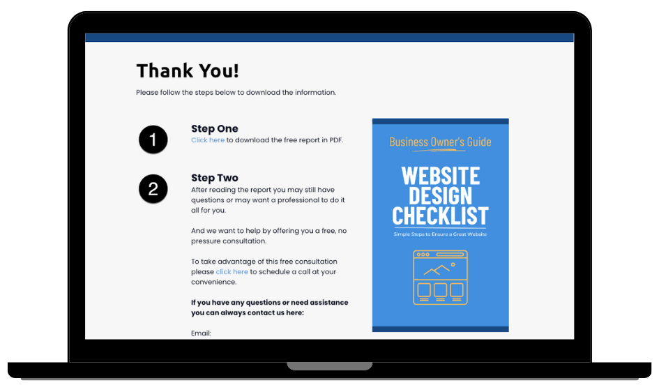 Consultant Leadflow - Website Design