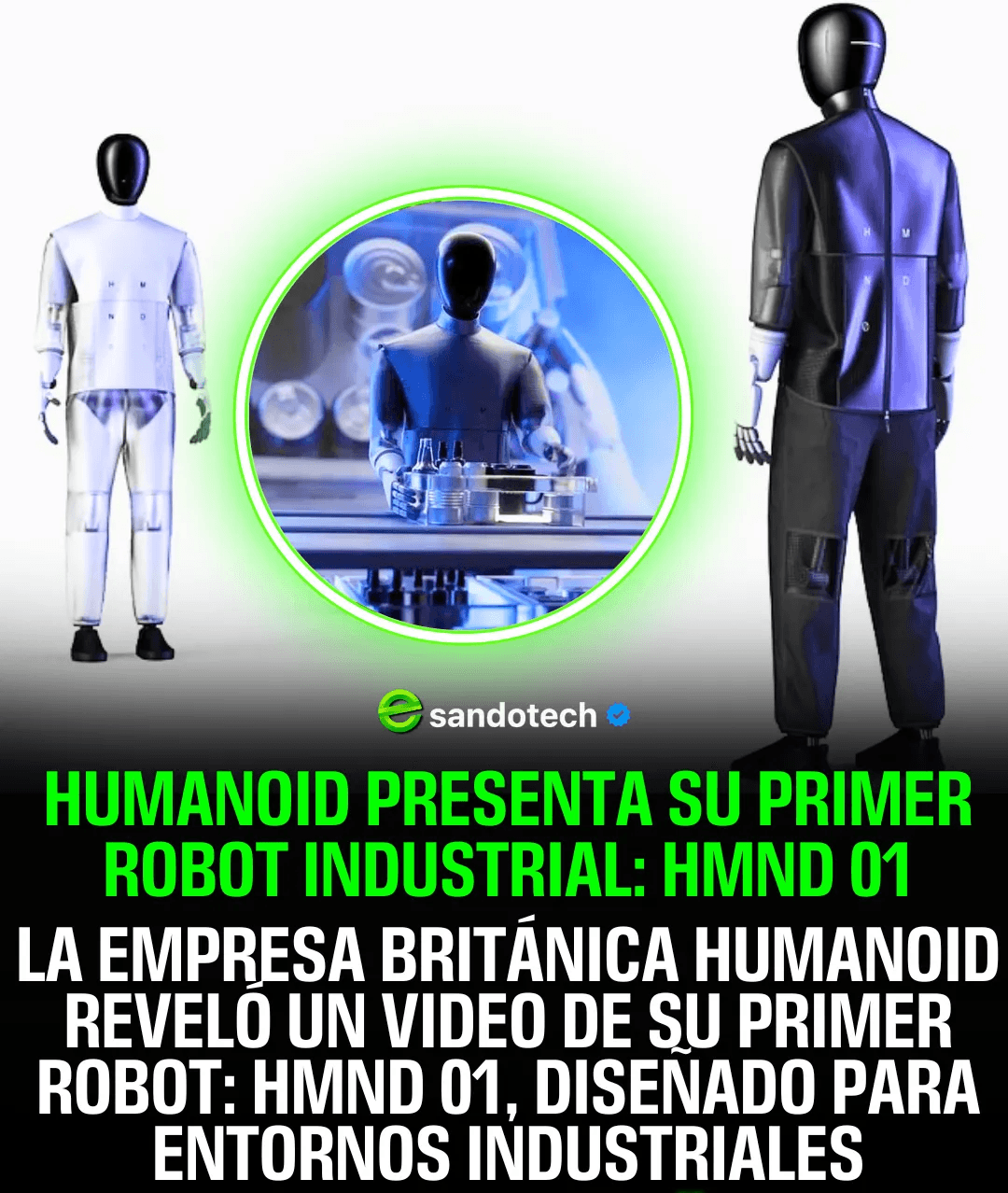 Humanoid revela HMND 01: El robot industrial británico que transforma ...