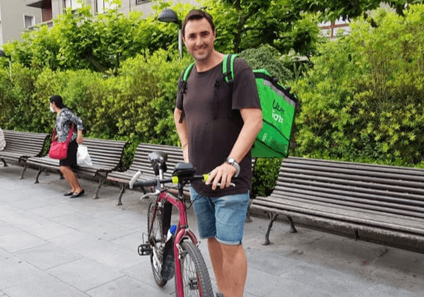 Así acabé repartiendo comida a domicilio cuando la pandemia del covid ...