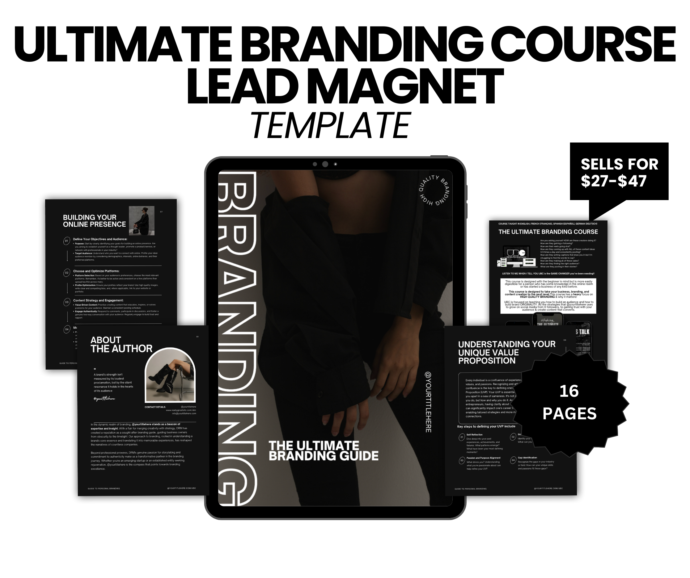ULTIMATE BRANDING GUIDE | UBC LEAD MAGNET