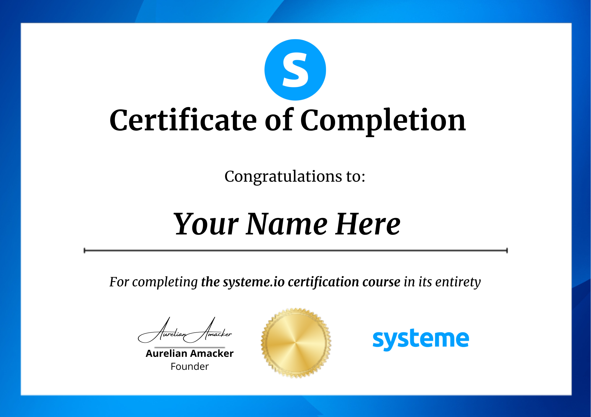 Systeme.io offers in one Place