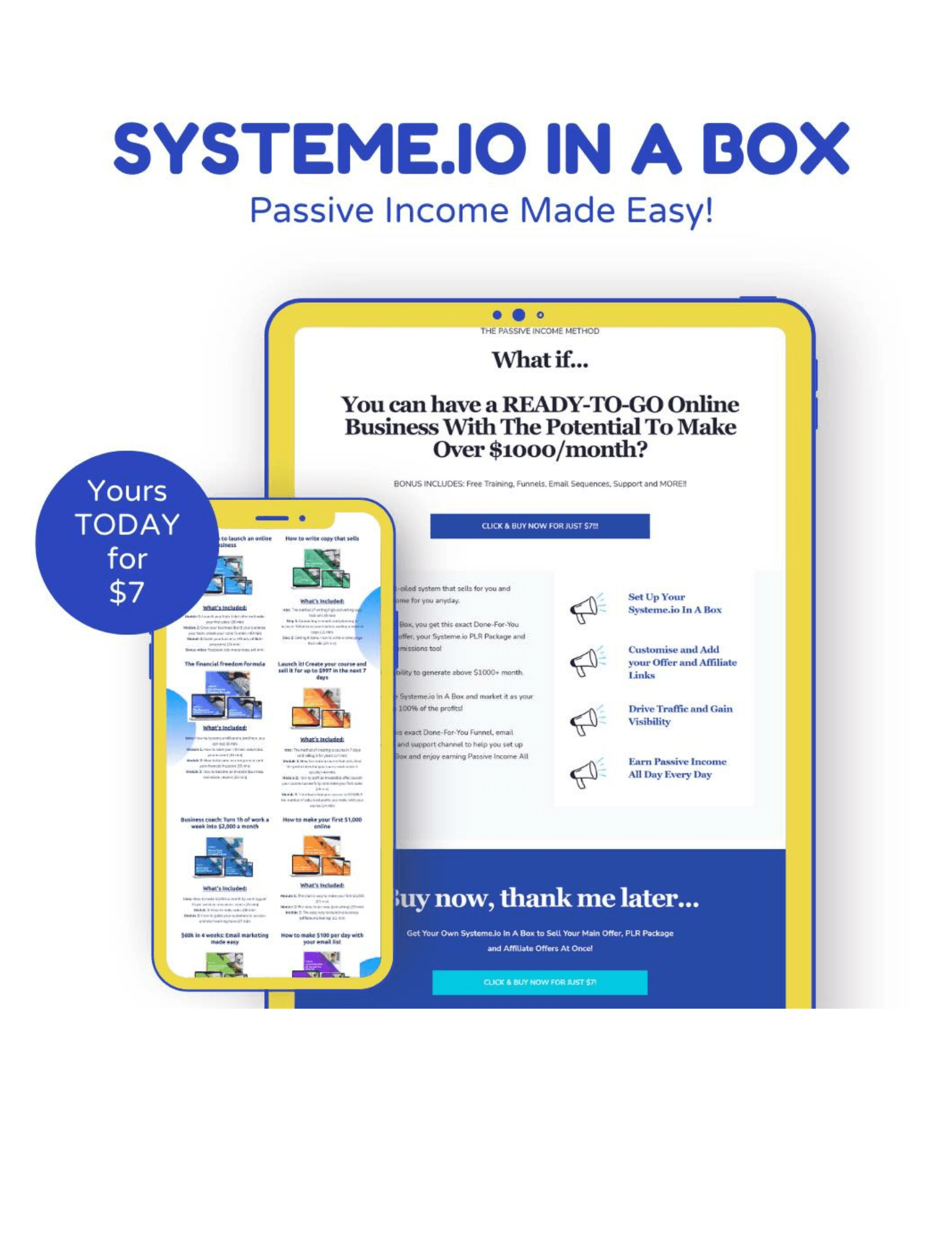Systeme.io offers in one Place