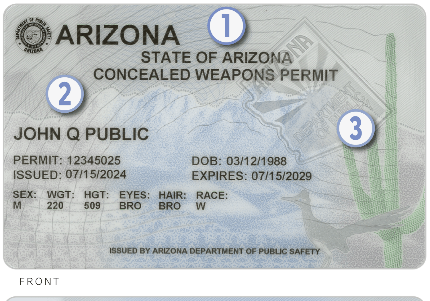 New Arizona DPS Concealed Carry Card Explained
