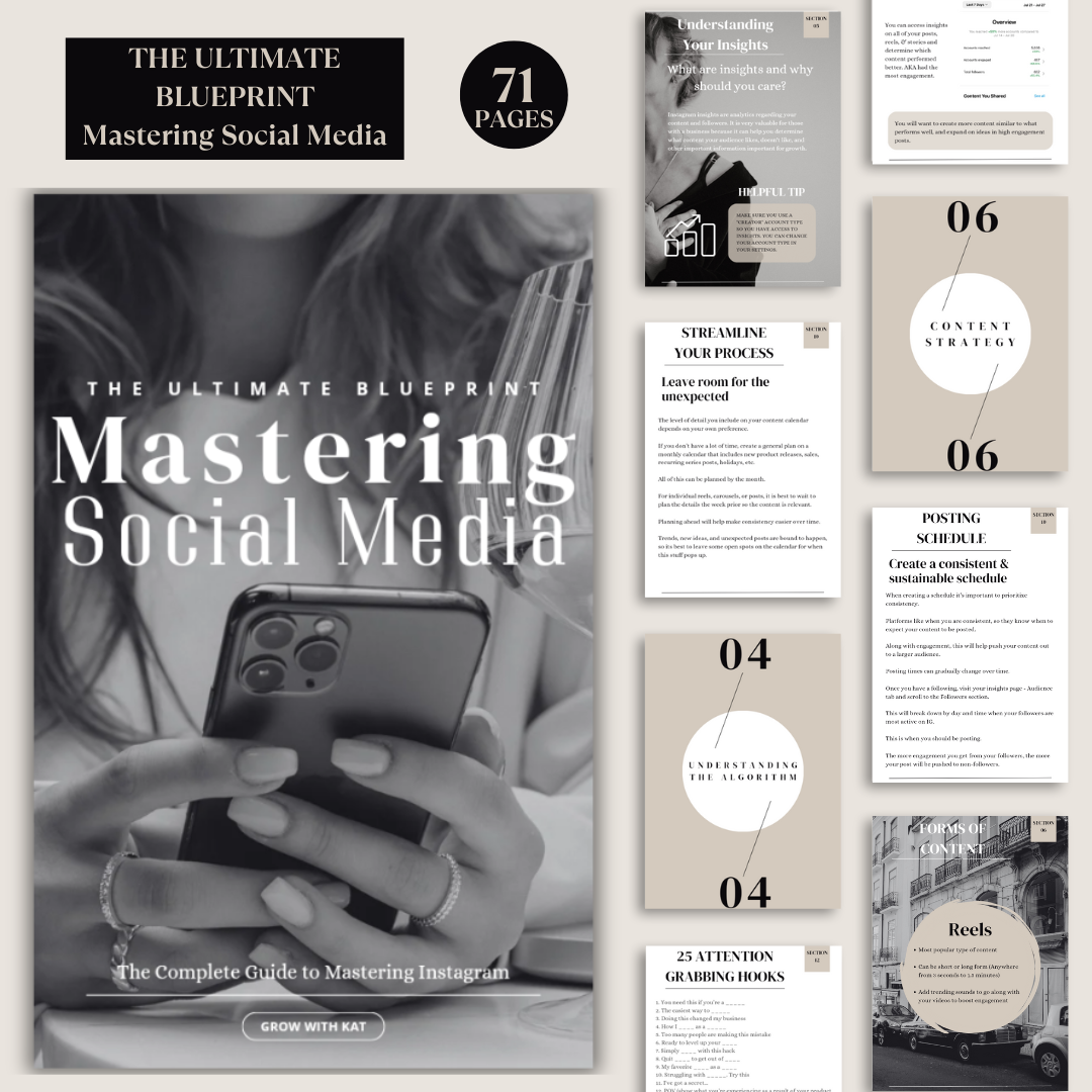 THE ULTIMATE BLUEPRINT Mastering Social Media