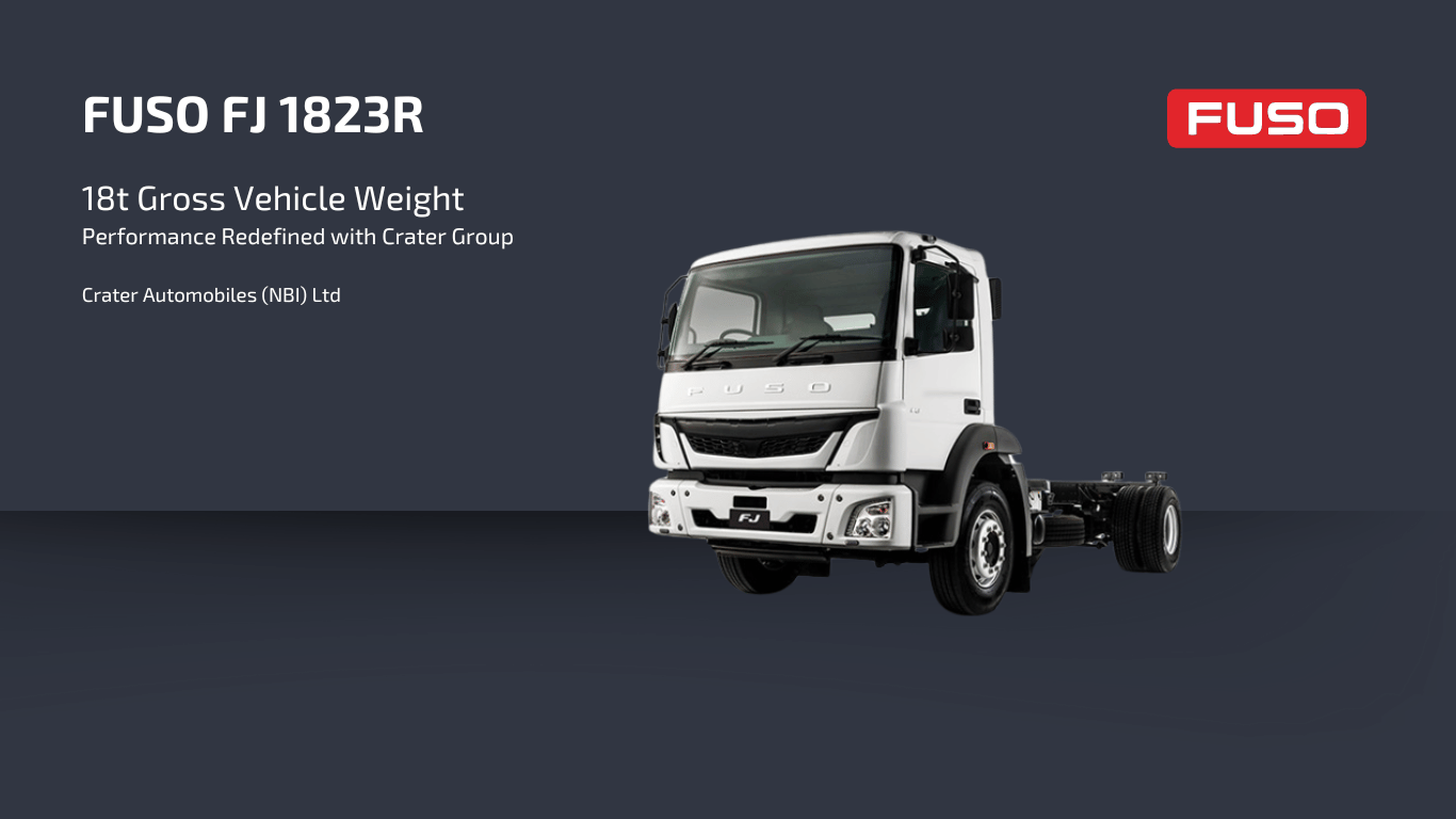 Fuso FJ 1823R - Performance Redefined with Crater Group