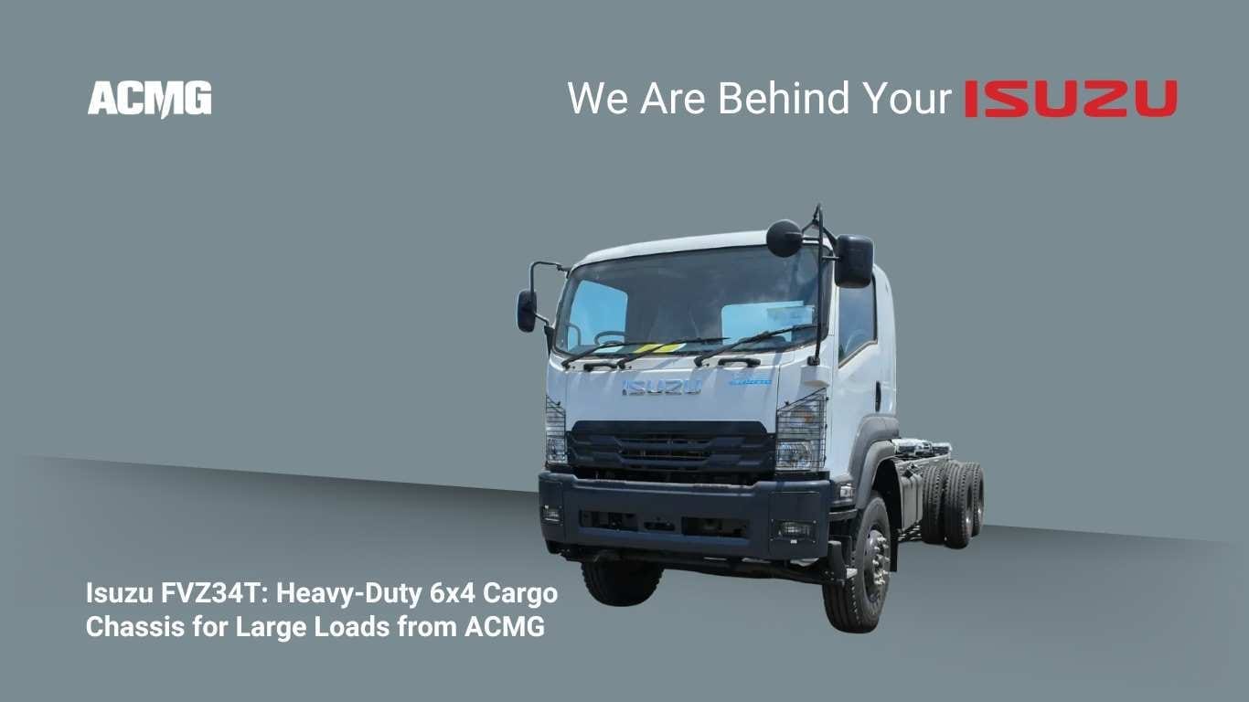 Isuzu FVZ34T: Heavy-Duty 6x4 Cargo Chassis for Large Loads | ACMG