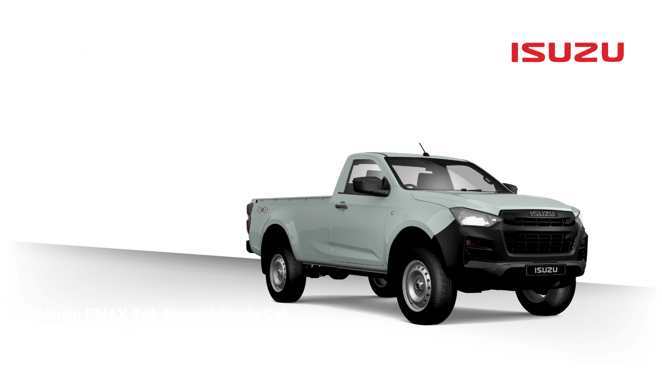 Isuzu D-Max 4x4 Auto SC: Rugged Single Cab for Tough Terrains | ACMG