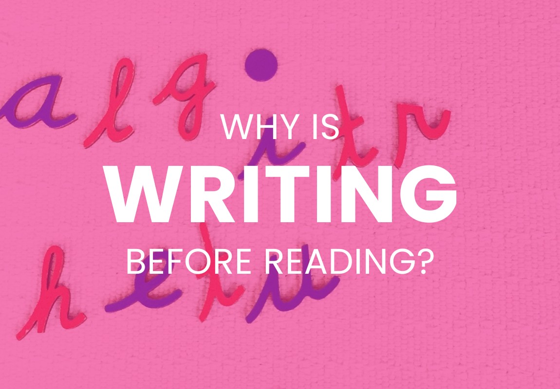 Writing Before Reading Using A Montessori Moveable Alphabet