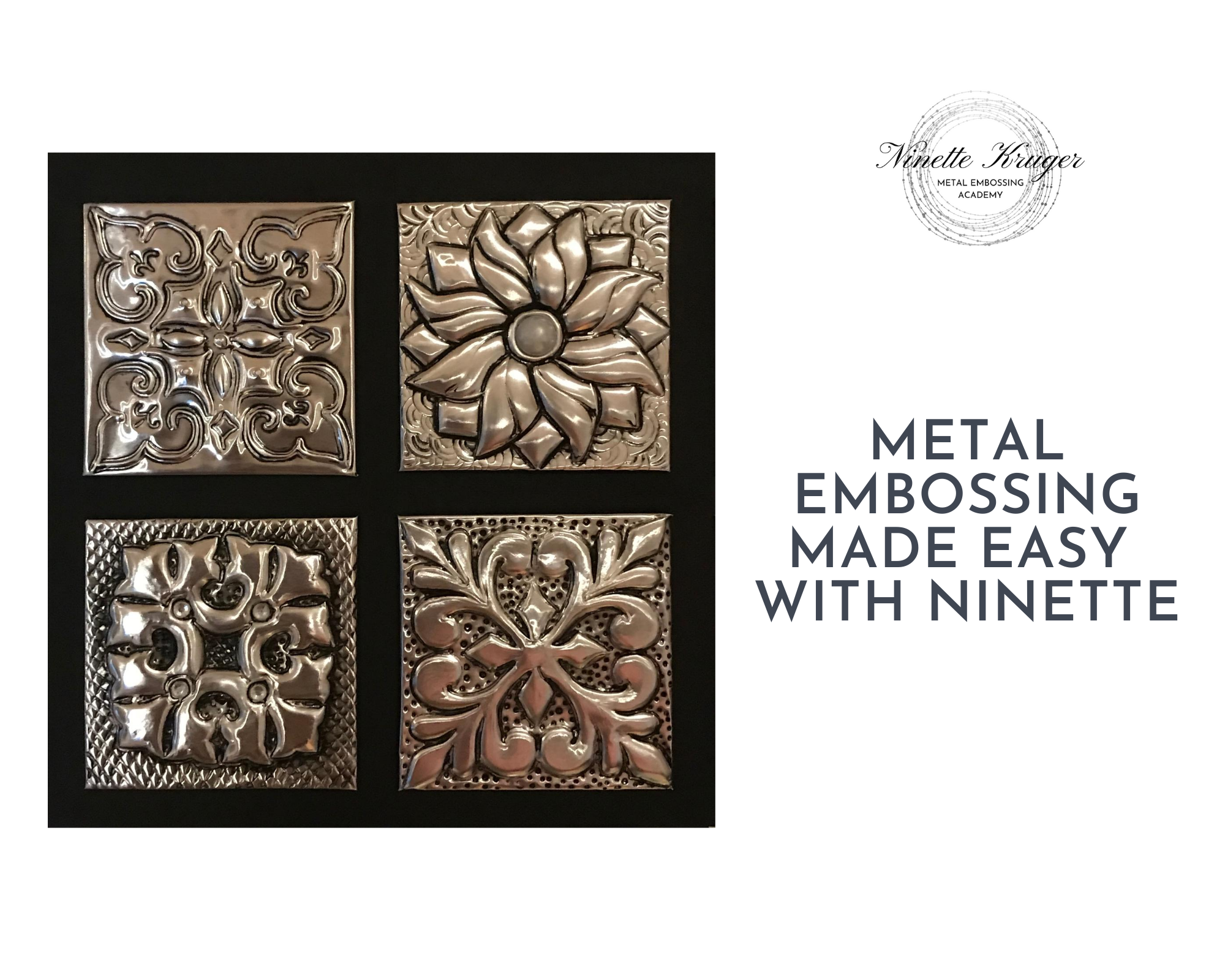 Metal Embossing and Pewter Art Course for beginners