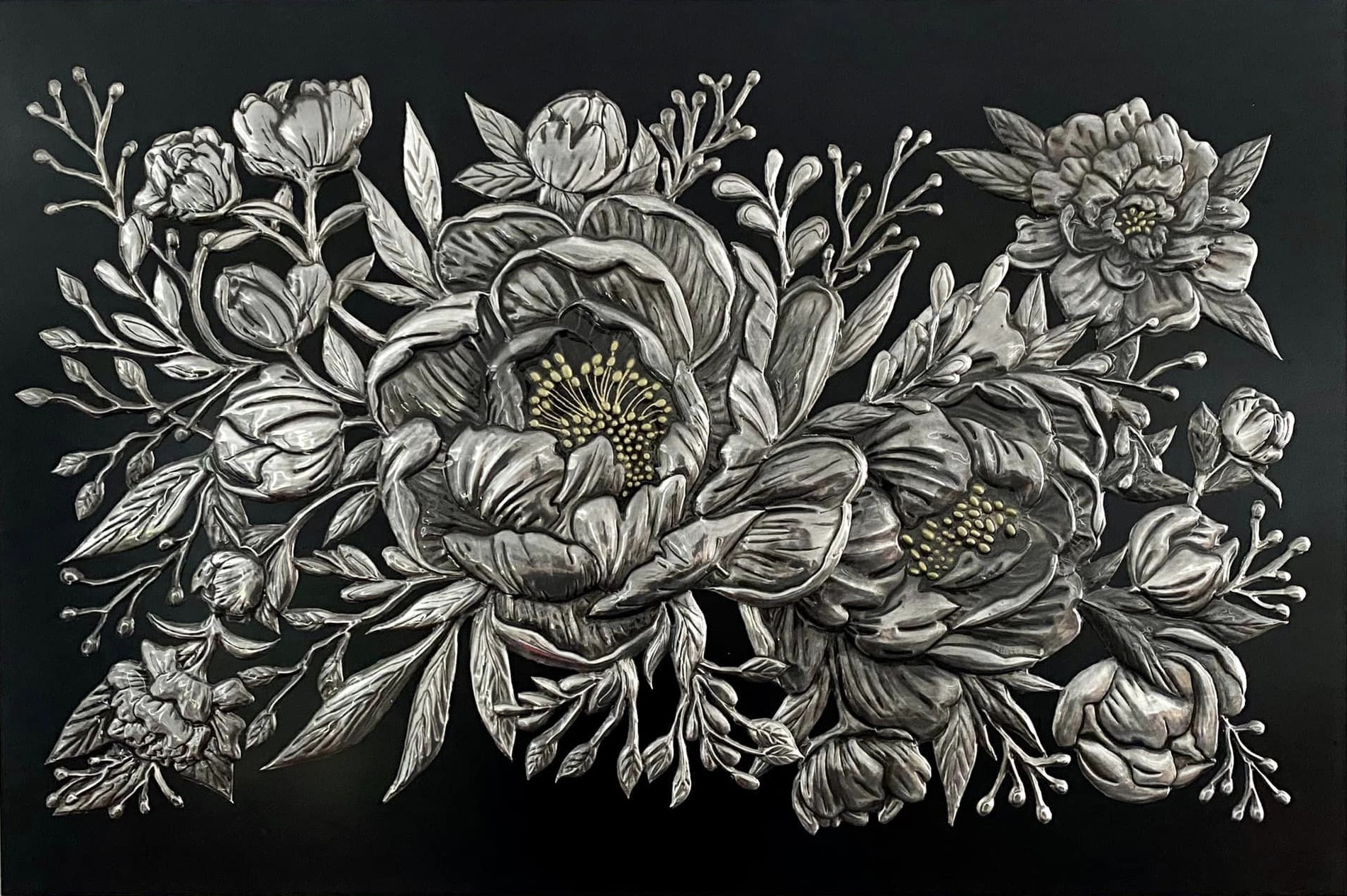 Metal art for industrial style moody interiors | Ninette Kruger Metal Art