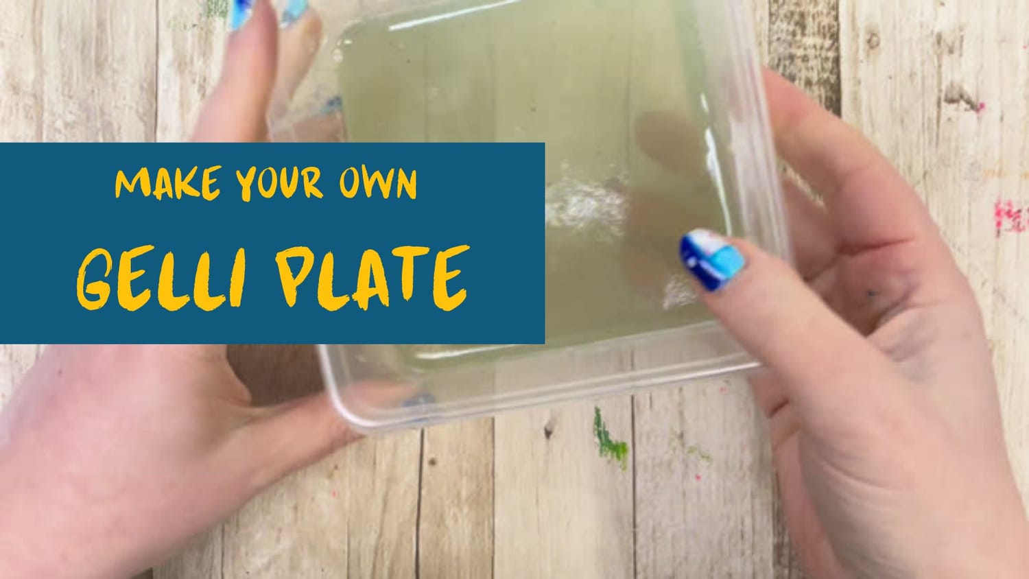 Make your own Gelliplate