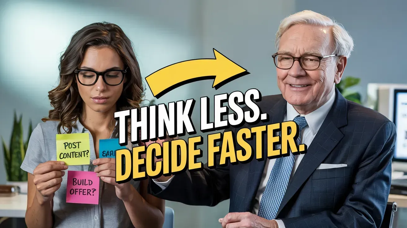 Warren Buffett's Decision-Making Strategies Solopreneurs Can Steal Today