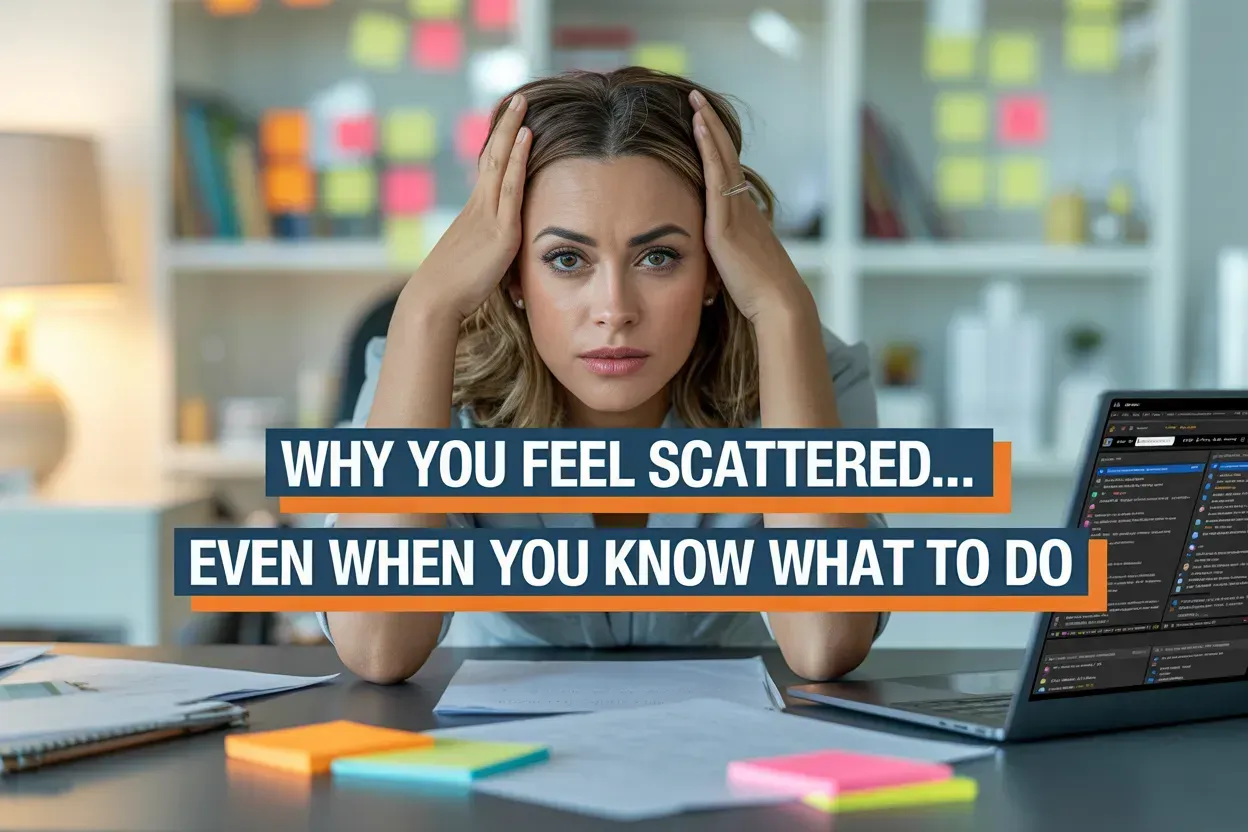 Why Your Business Feels Scattered Even When You Know What To Do