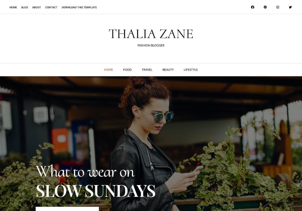 Thalia Zane Fashion Blogger