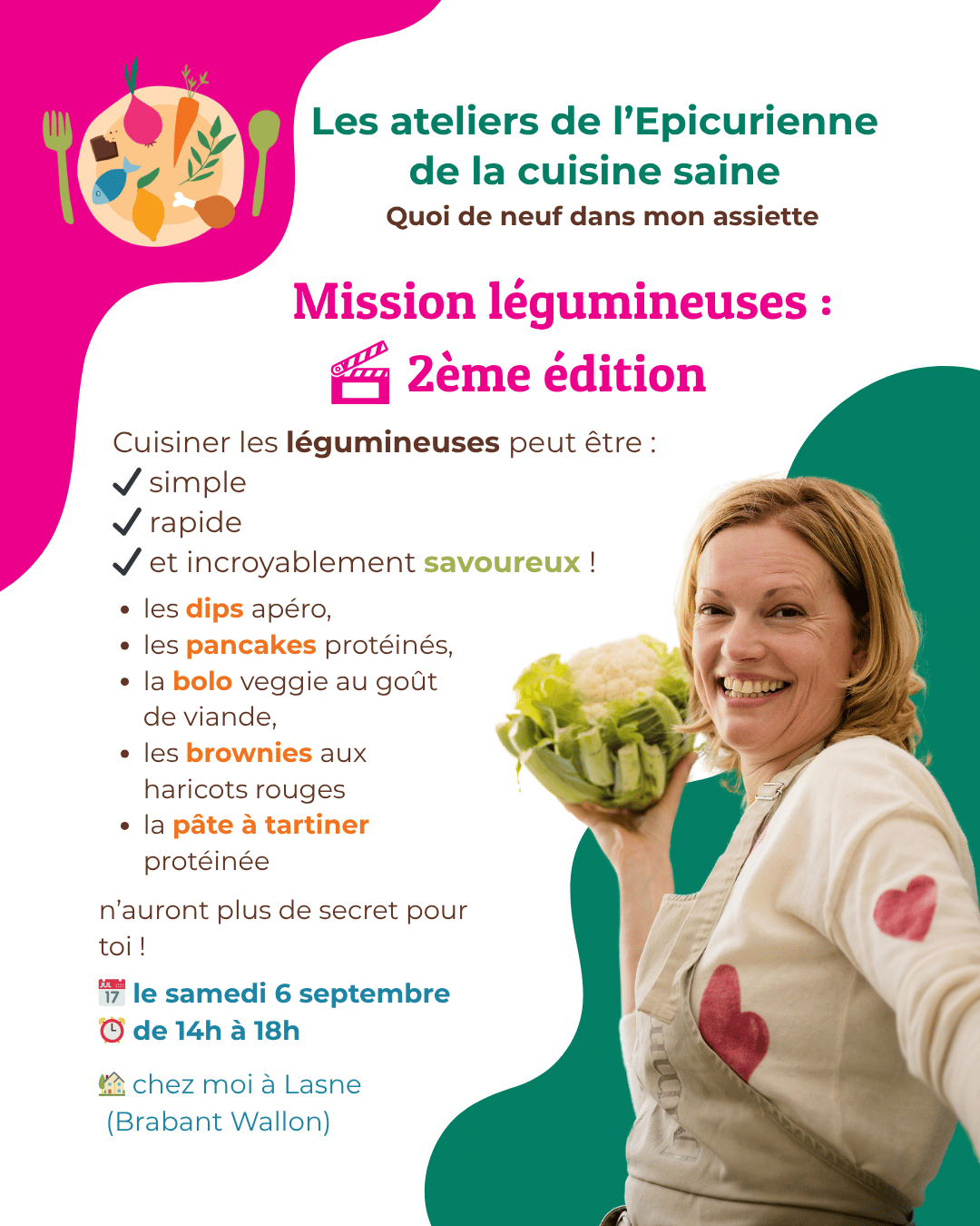 Les ateliers de l’Epicurienne de la cuisine saine