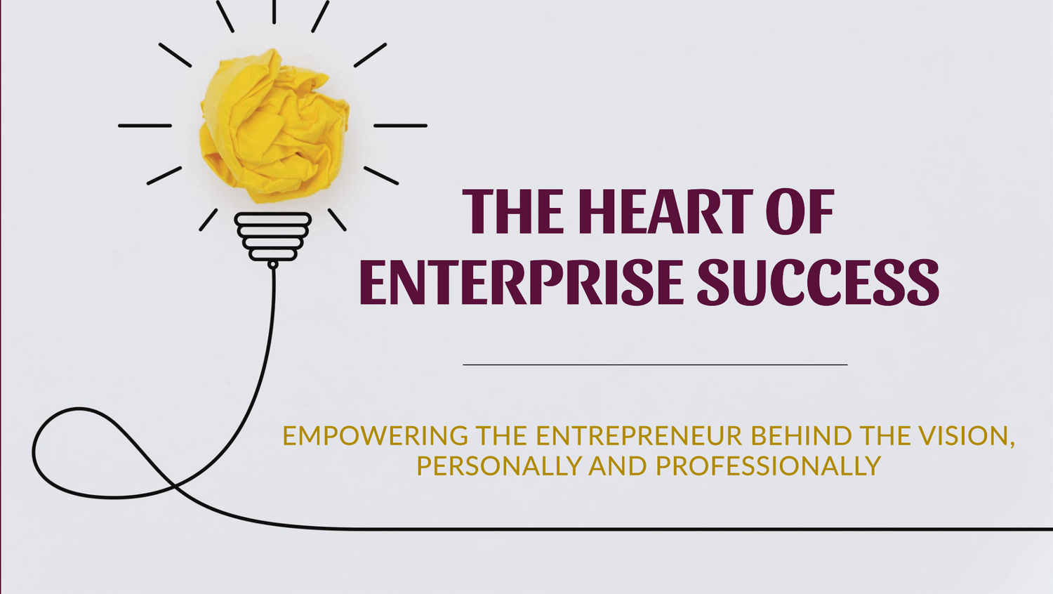 The Heart of Enterprise Success