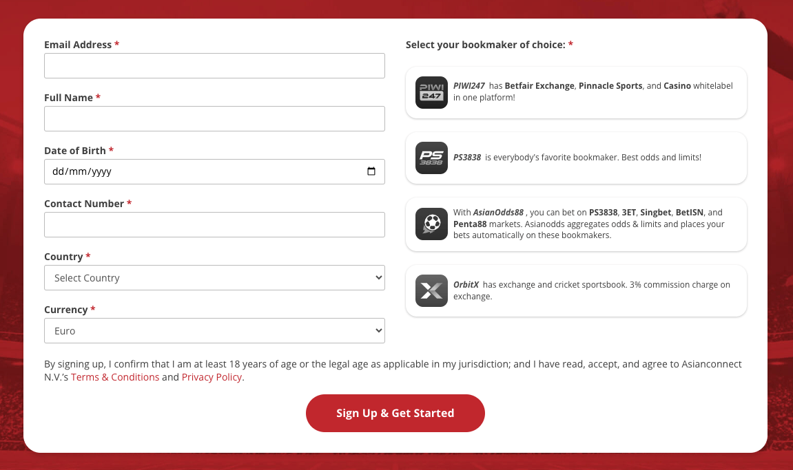 Comment s’inscrire sur AsianConnect et pourquoi ce broker est idéal pour le trading sportif ...