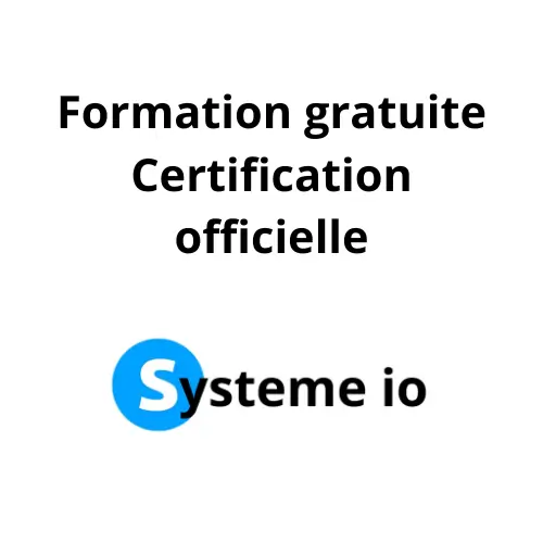 Certification officielle Systeme io en français