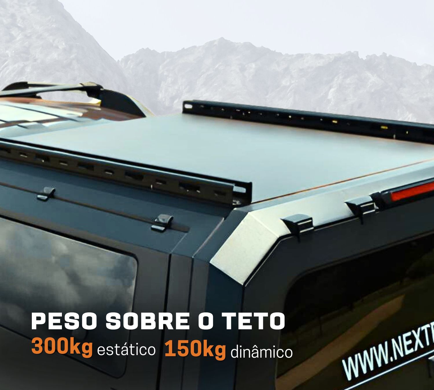 Capota | Canopy de Metal para Caminhonete | Ranger, Hilux, Gladiator ...