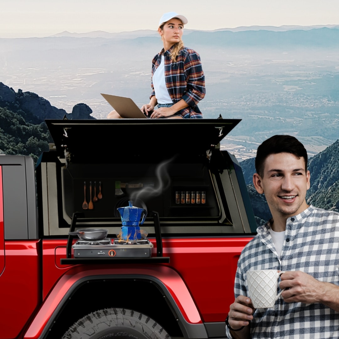 Capota | Canopy de Metal para Caminhonete | Ranger, Hilux, Gladiator ...