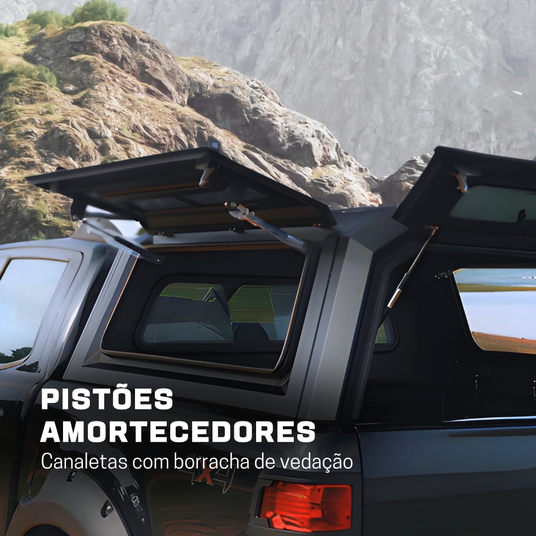 Capota | Canopy de Metal para Caminhonete | Ranger, Hilux, Gladiator ...