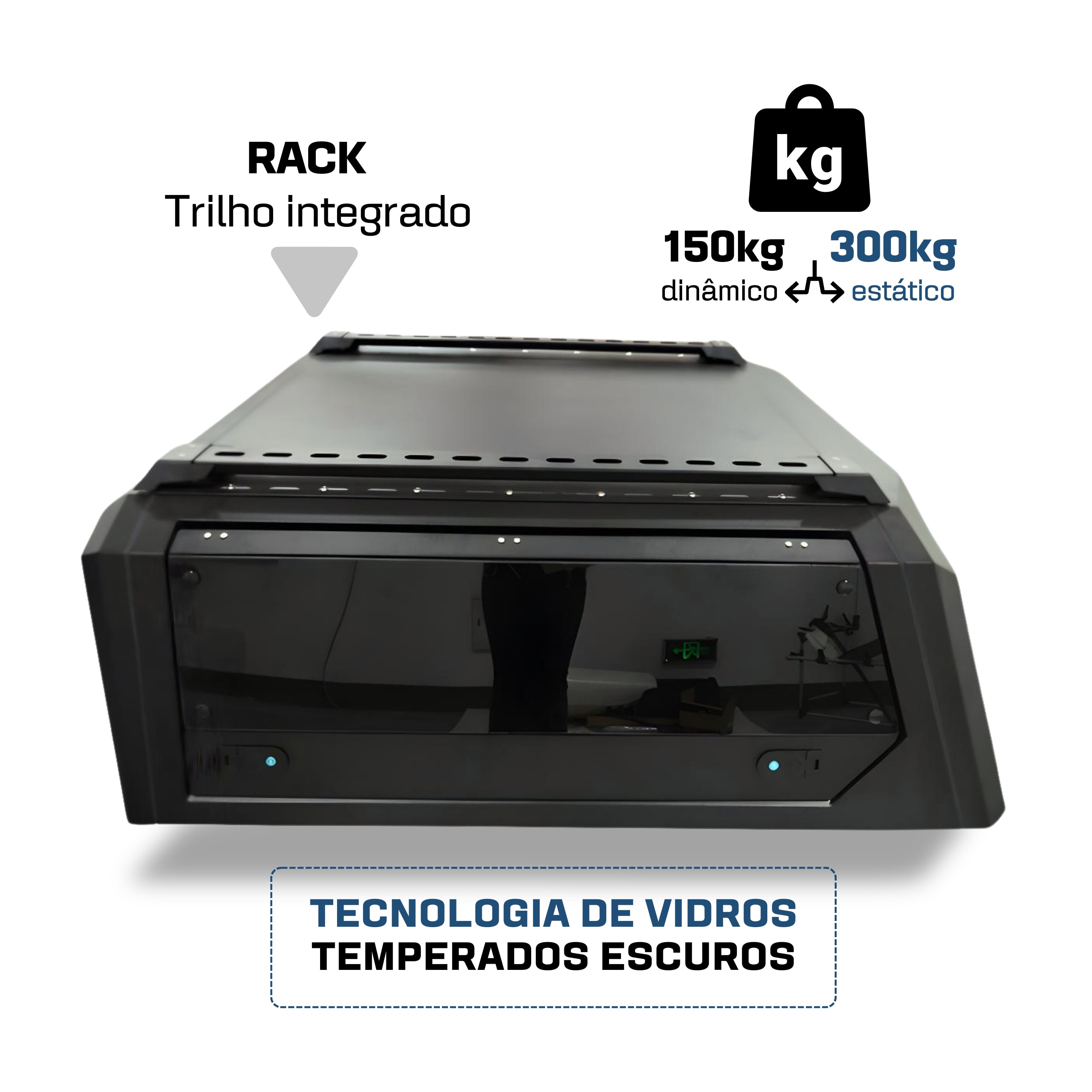 Capota | Canopy de Metal para Caminhonete | Ranger, Hilux, Gladiator ...