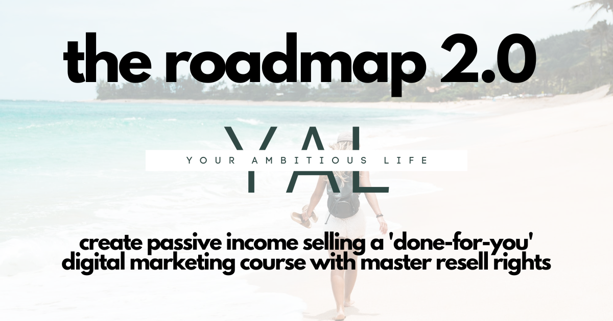 The Roadmap with Master Resell Rights