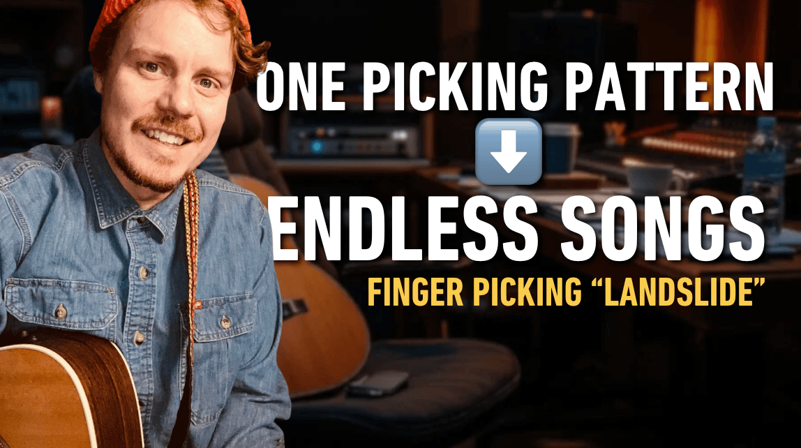 Easy Fingerpicking Pattern Behind “Landslide” & Folk Classics