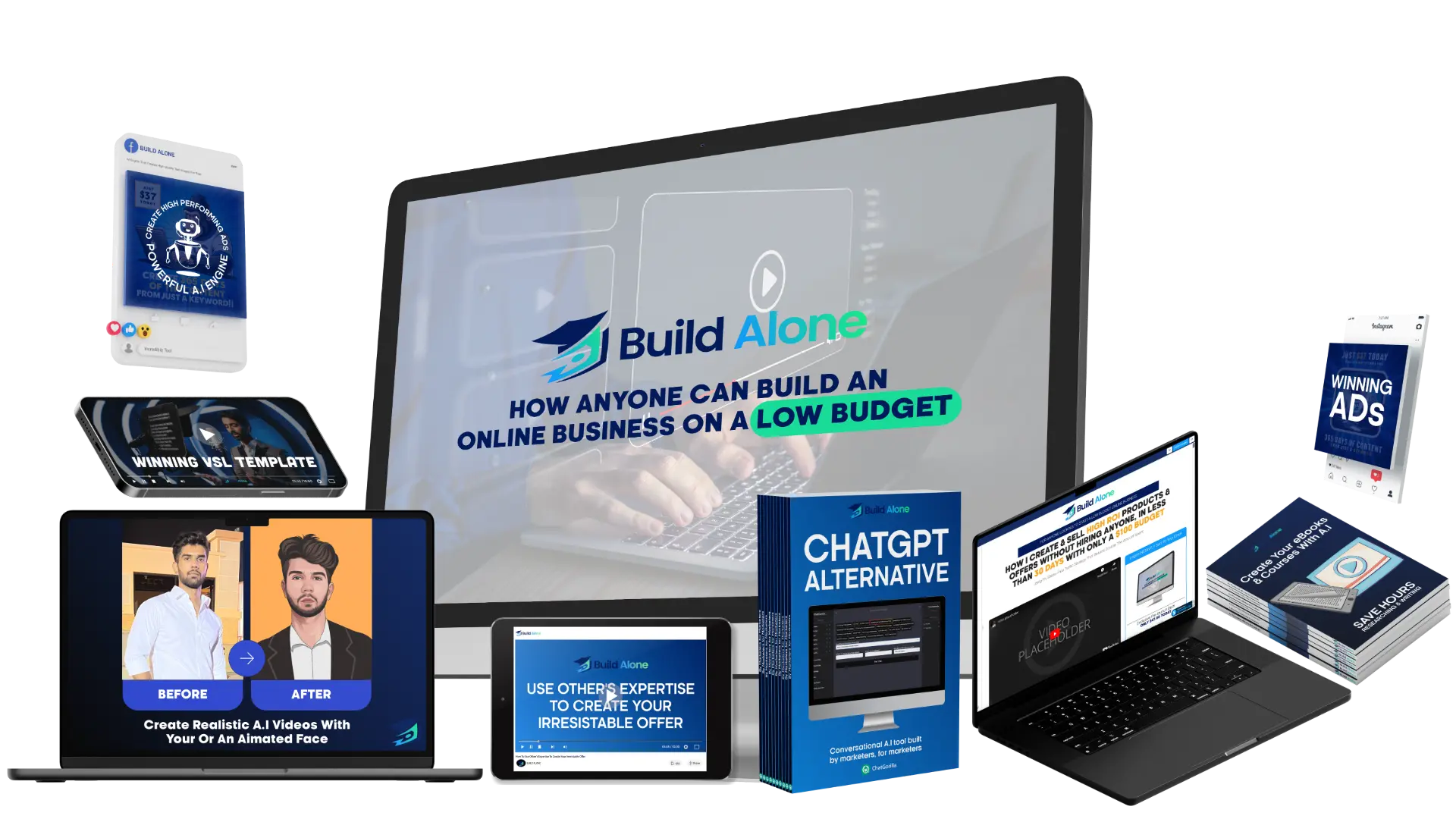 Build Alone - Start An Online Business With Just $100