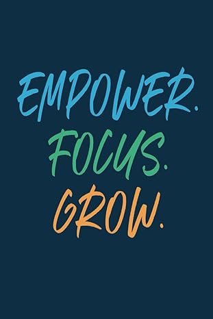 Introducing Our Empower Focus Grow Blank Page Notebook: Turn Dreams ...