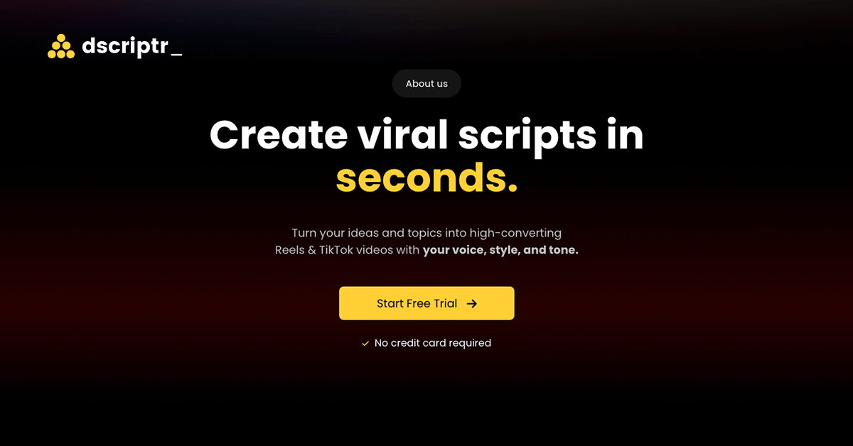 About Dscriptr | Meet the Team Revolutionizing AI-Powered Script Creation