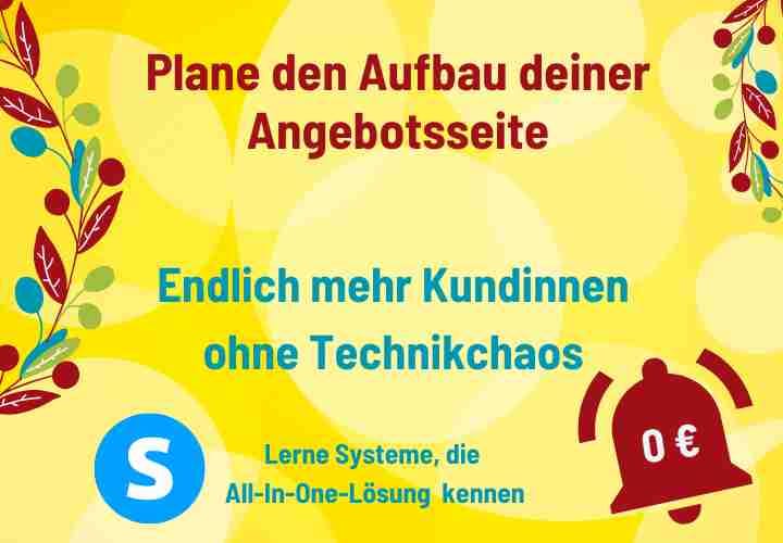 Risikolos starten, Erfolg erleben: Aufbau deiner Angebotsseite