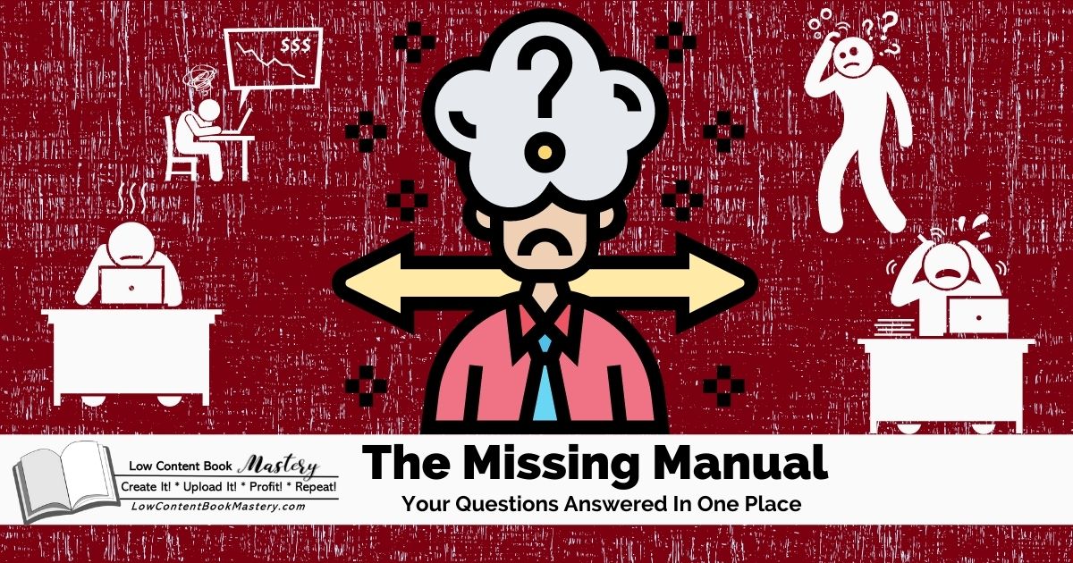 Low Content Books The Missing Manual