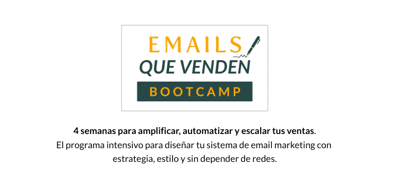 Bootcamp EMAILS QUE VENDEN