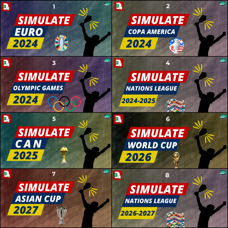 International Football Tournament Excel Templates · Spreadsheets Generation