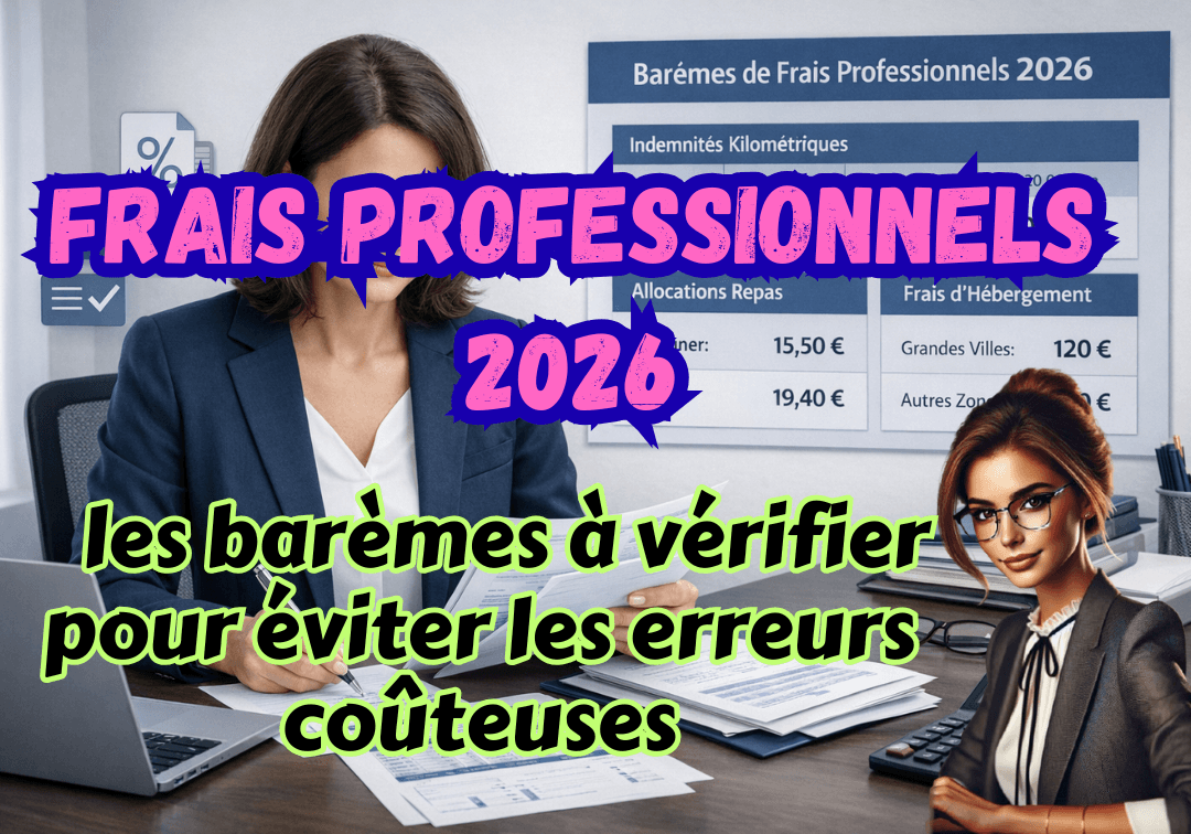 Barèmes 2026 des frais professionnels