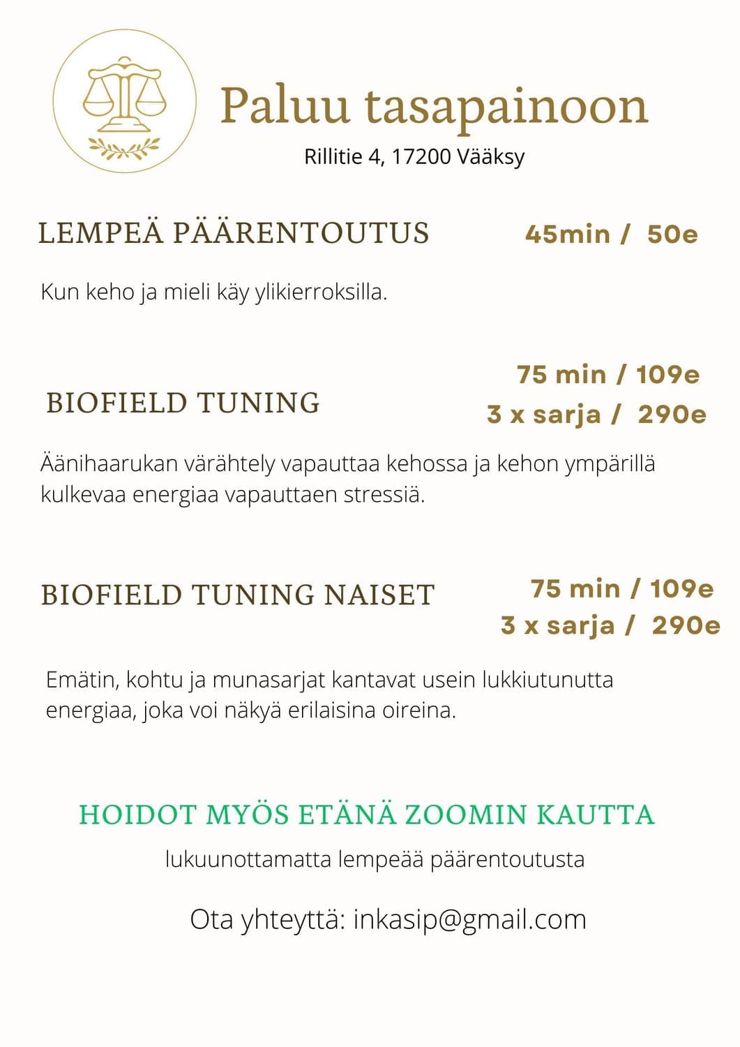 Biofield Tuning