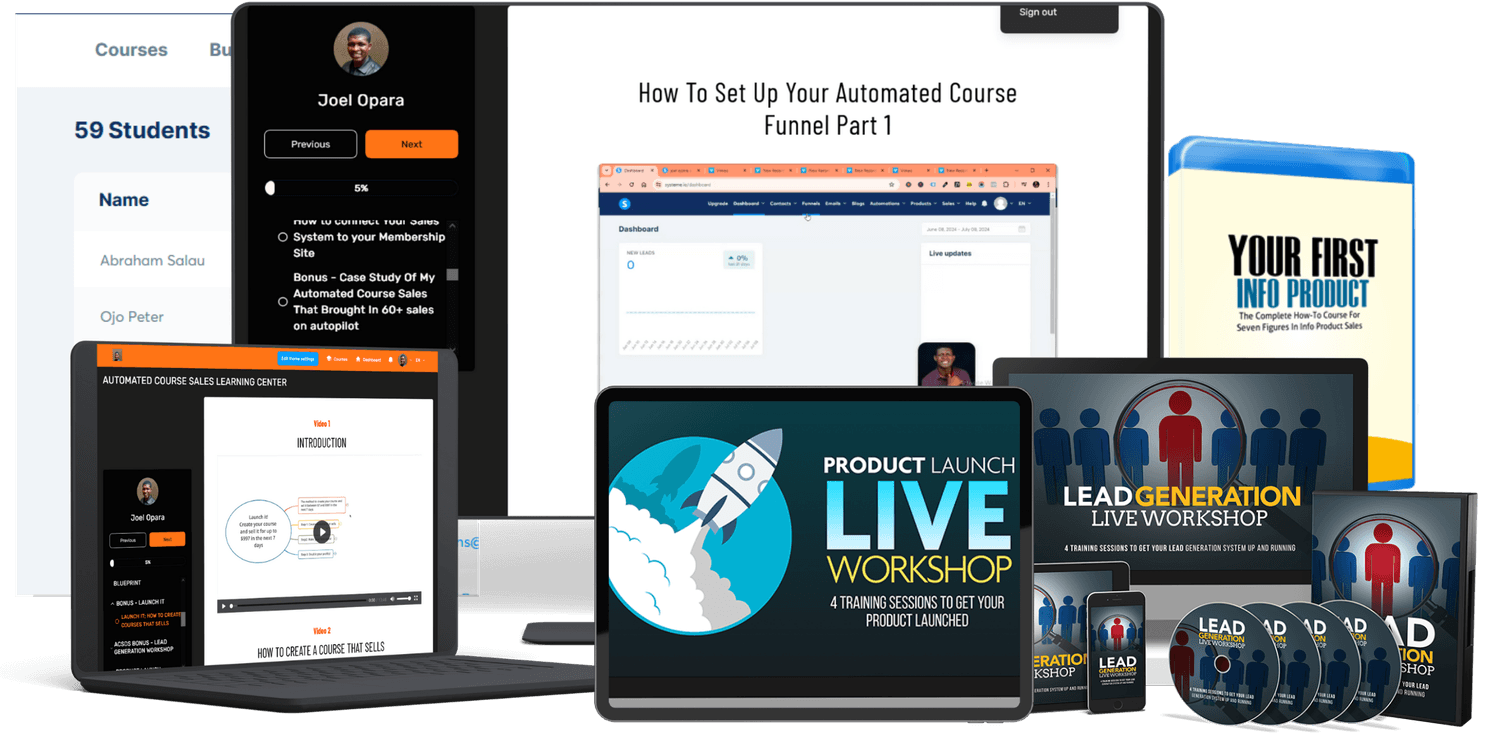 GRAB THE AUTOMATED COURSE SALES AND DELIVERY SYSTEM