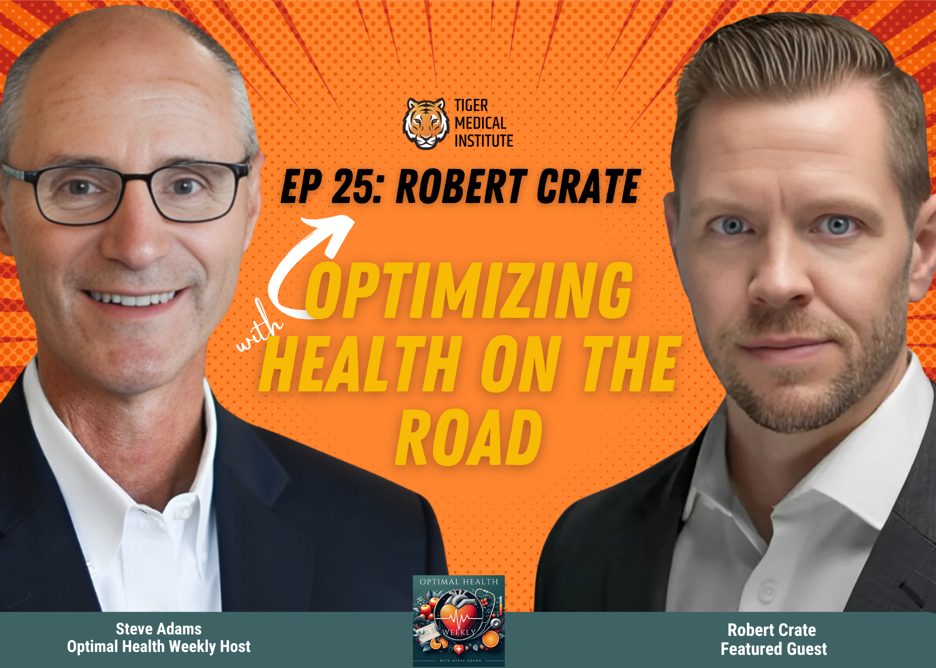 EP25-Optimizing Health on the Road: A Guide for Busy Travelers with Robert Crate