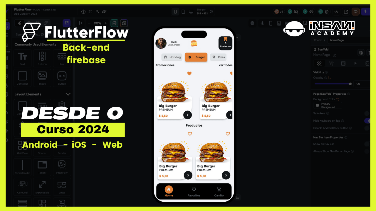 Curso Back-end Tienda Virtual FlutterFlow