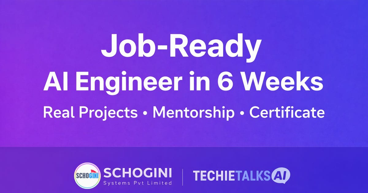 AI Internship Program | Become Job-Ready AI Engineer in 6 Weeks