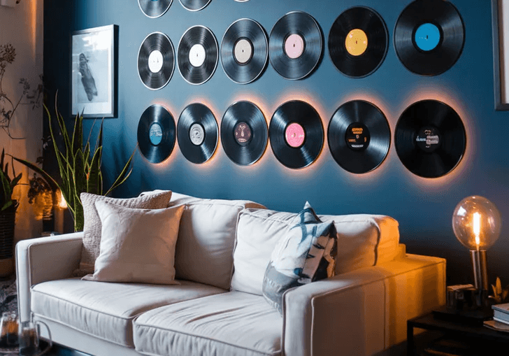 Transform Your Space: The Art of Crafting a Music Vinyl Record Wall