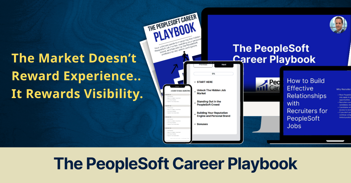 The PeopleSoft Career Playbook