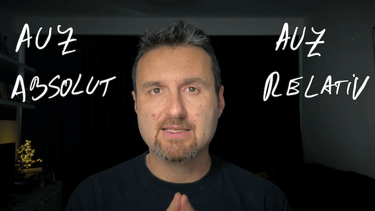 Auz Absolut vs Auz Relativ - tu pe care îl ai?